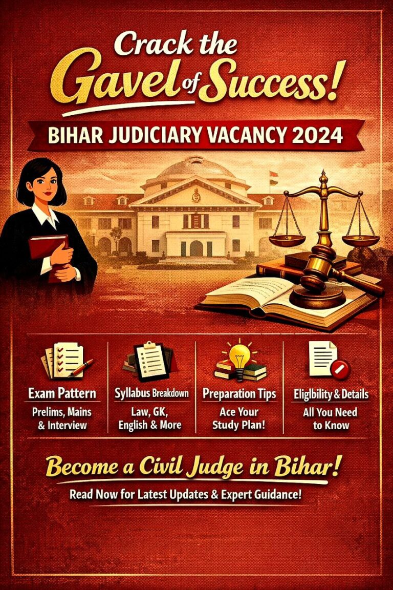 Bihar 33rd Judiciary Vacancy 2026: Notification, Syllabus, Exam Pattern ...