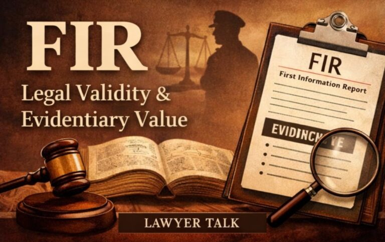 Understanding the First Information Report (FIR): Legal Validity and ...