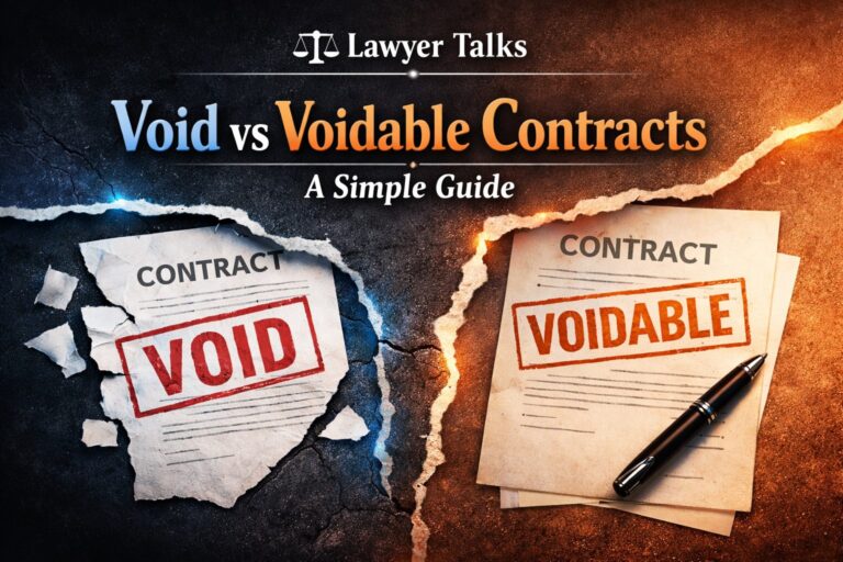 Void vs Voidable Contracts: A Simple Guide - Lawyer Talks